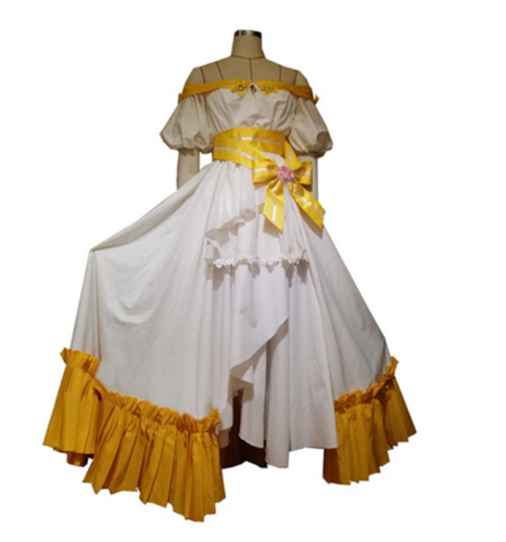 Final Fantasy XIV FF14 Spring Dress Miqo'te Cosplay Costume Outfit 3 ...