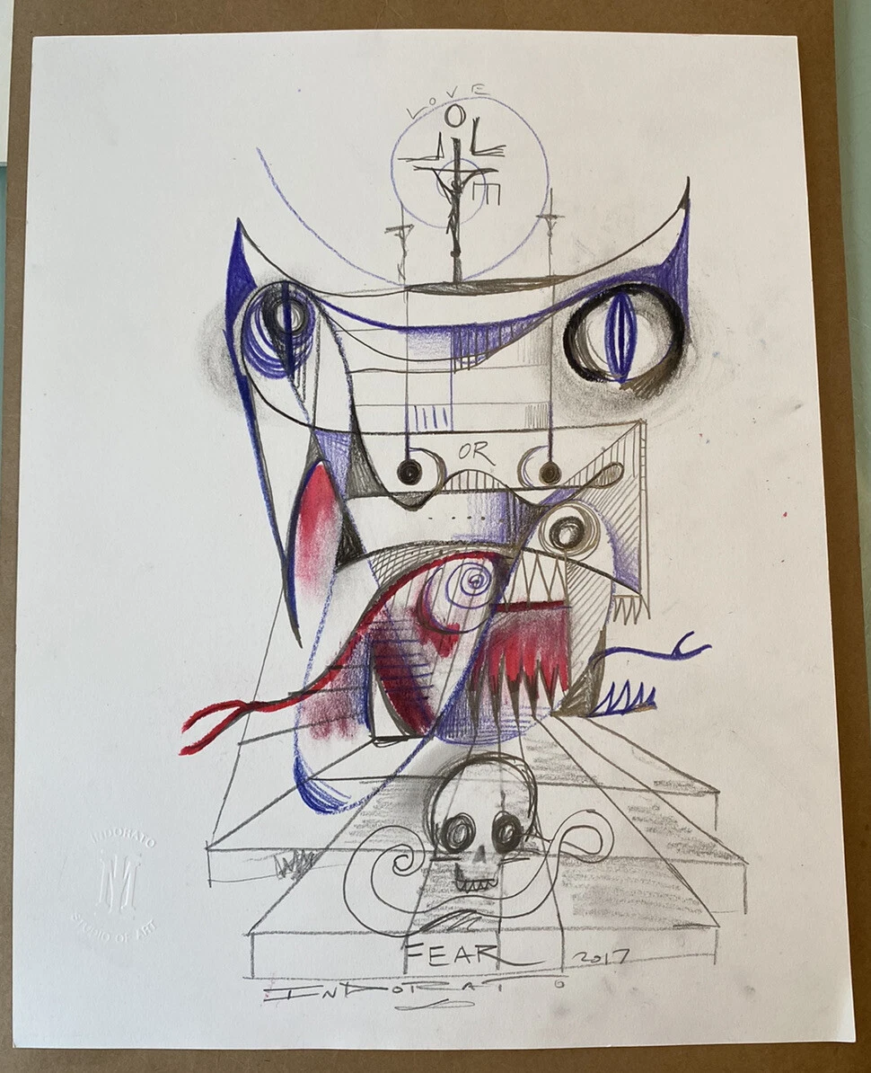 Fear Drawing Abstract