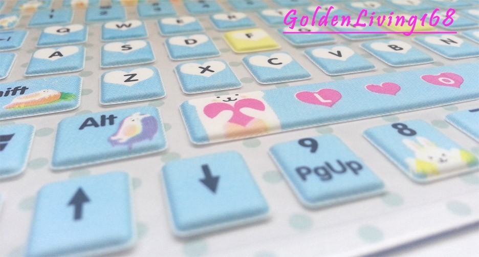Desktop Laptop Computer Keyboard Stickers / Decals Cover Protector ...