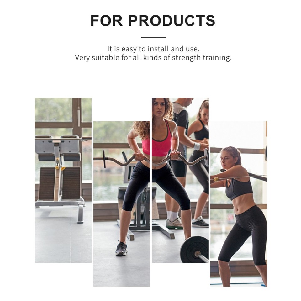 Resistance Training Cable Machine Pulley System Cables Attachments for ...