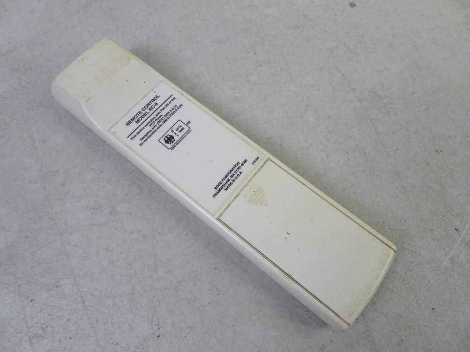 Bose RC-9 Remote Control White OEM for LifeStyle Music Center Model 3 ...