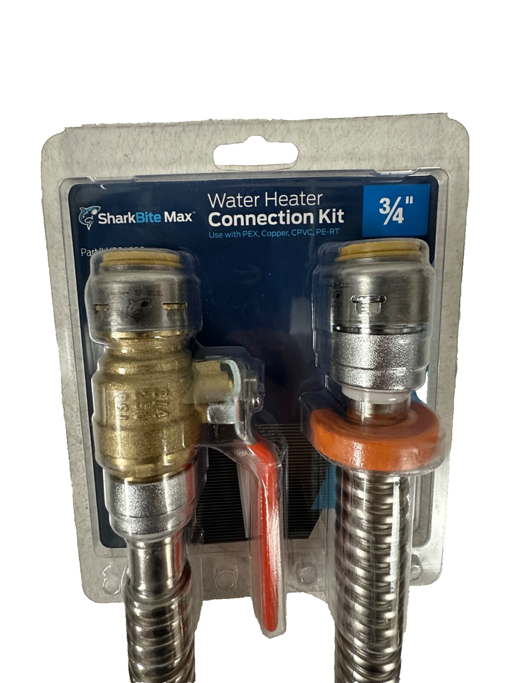 SharkBite Max 3/4" x 3/4" Corrugated Stainless Steel Water Heater ...