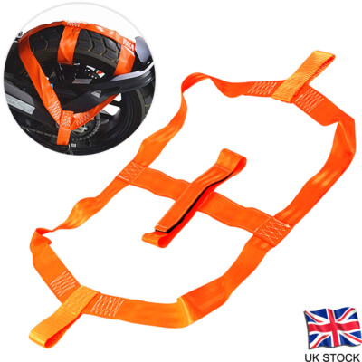 Motorcycle Rear Wheel Tie Down Straps Motorbike Tie down Straps Rear ...