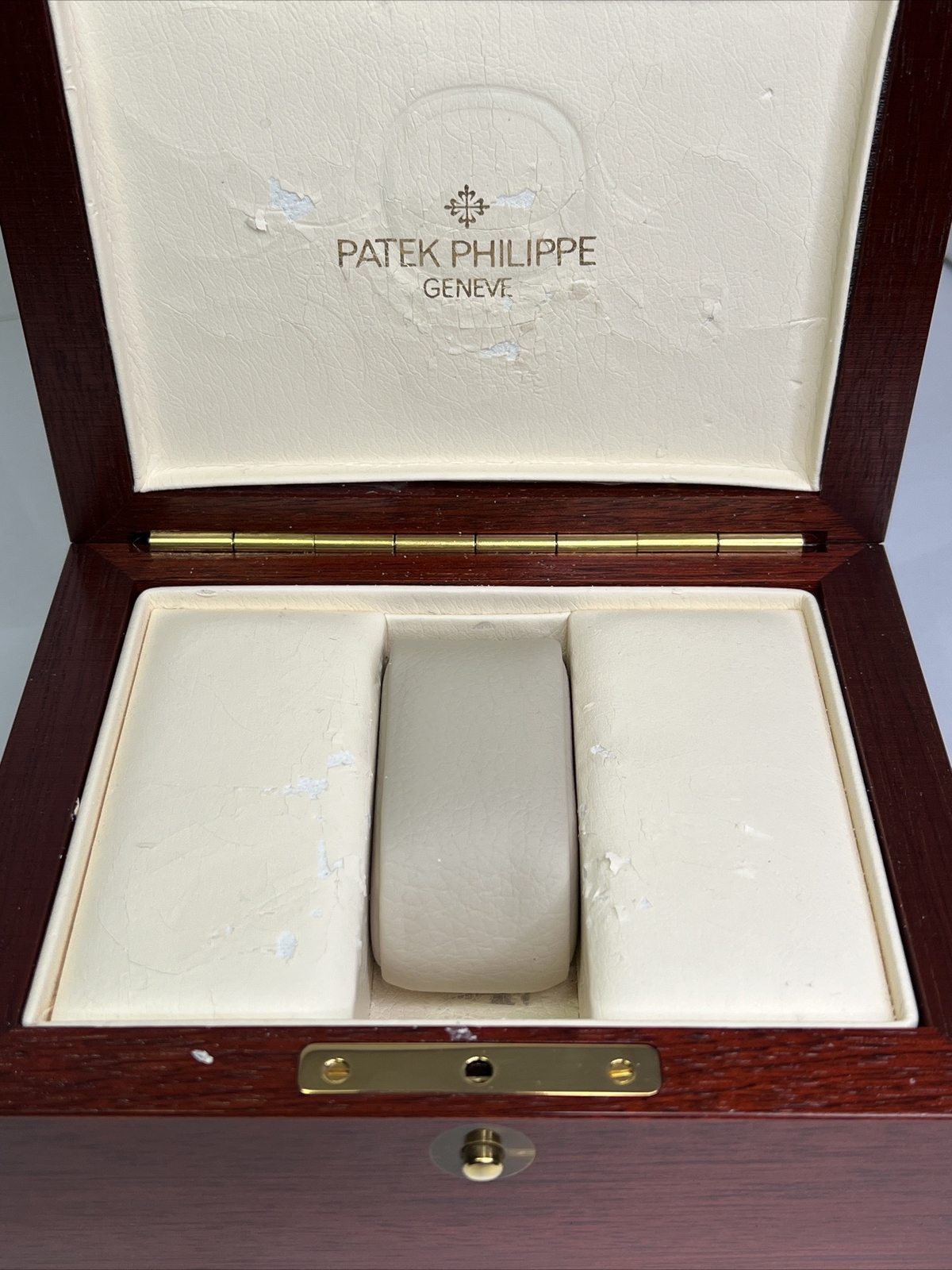 Authentic Patek Philippe Wooden Brown Wood Inner Watch Box w ...