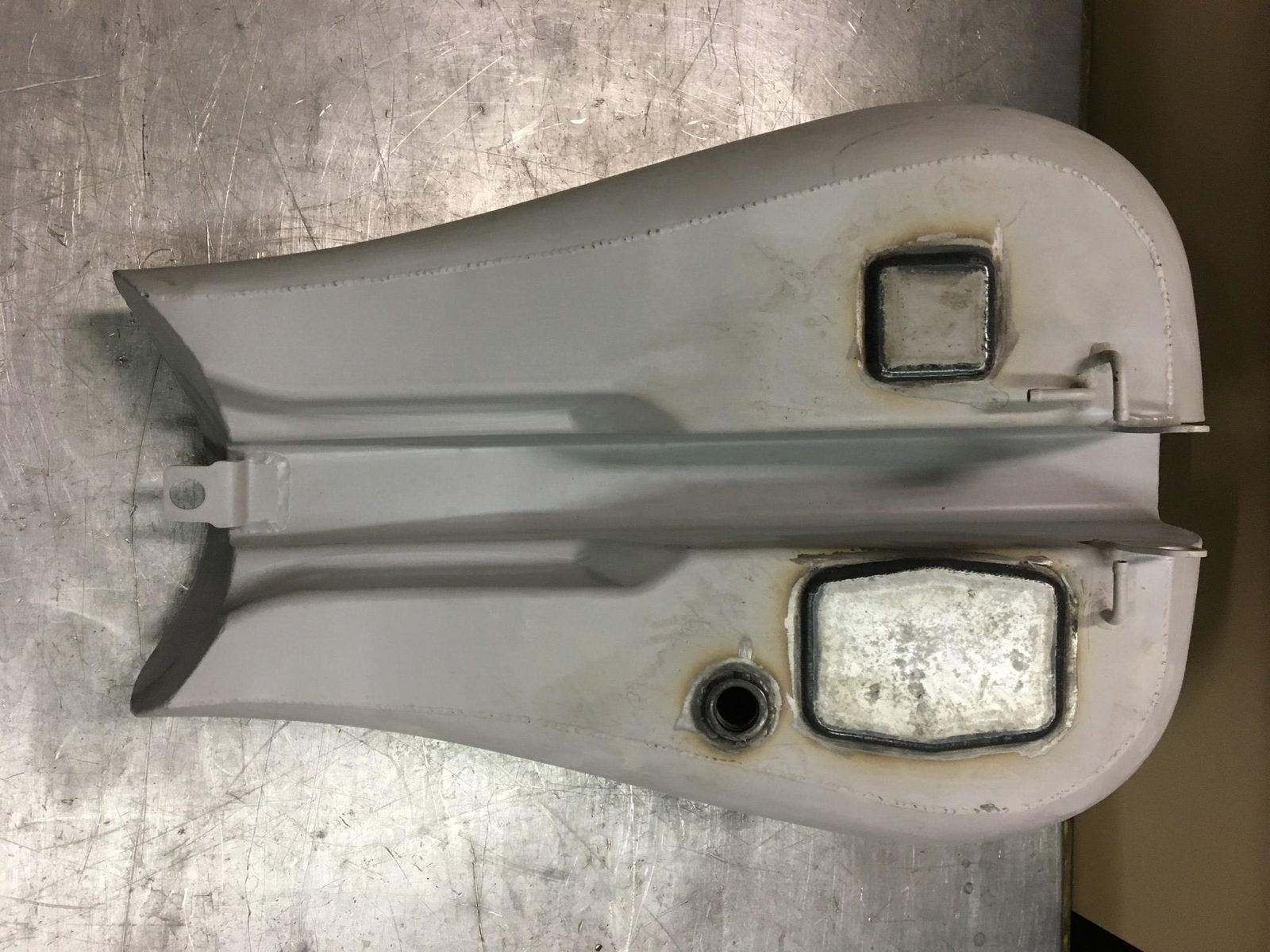 Custom 1 piece Stretched Gas Tank Harley Softail Dyna Sportster Chopper ...