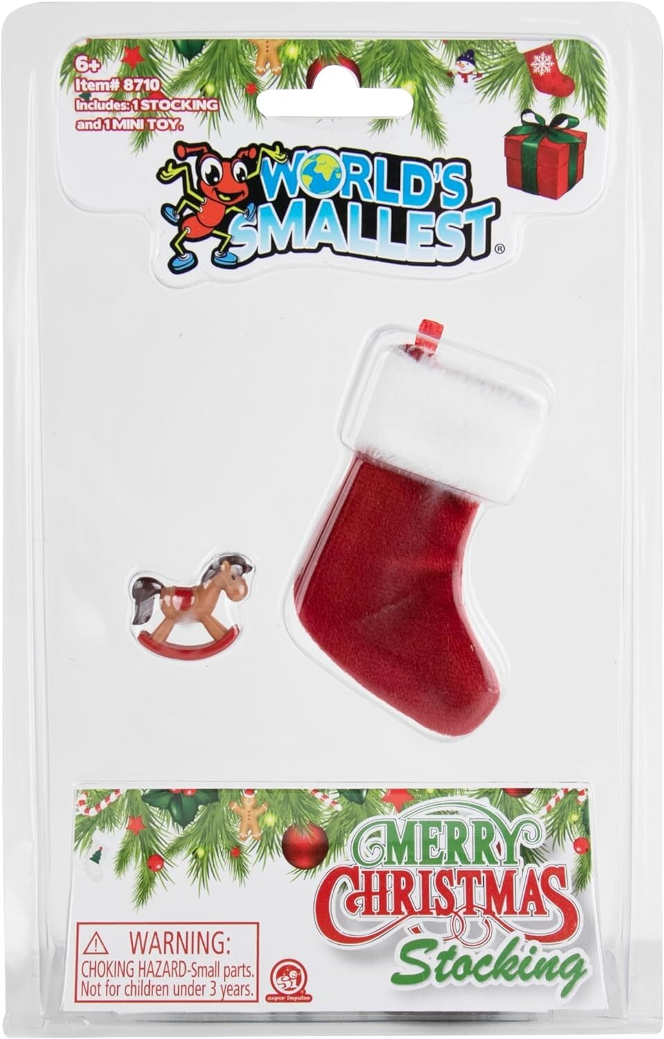 NEW - The Worlds Smallest Christmas Stocking & Mini Toy | eBay Australia