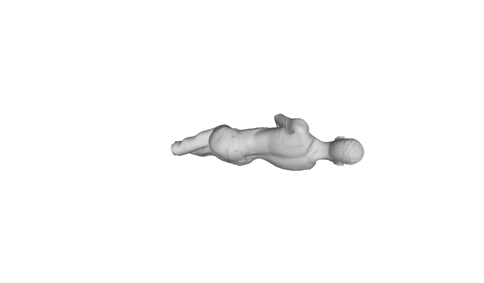 Printle K Homme 218--Corpse Murder Victim Body Figure for Dioramas ...