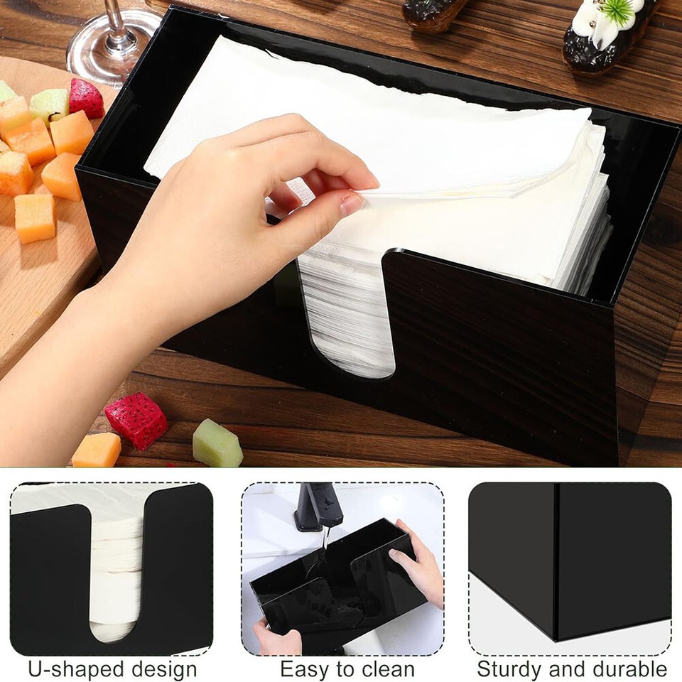 Countertop Paper Towel Dispenser Space Saving for Z Fold C Fold Multi ...