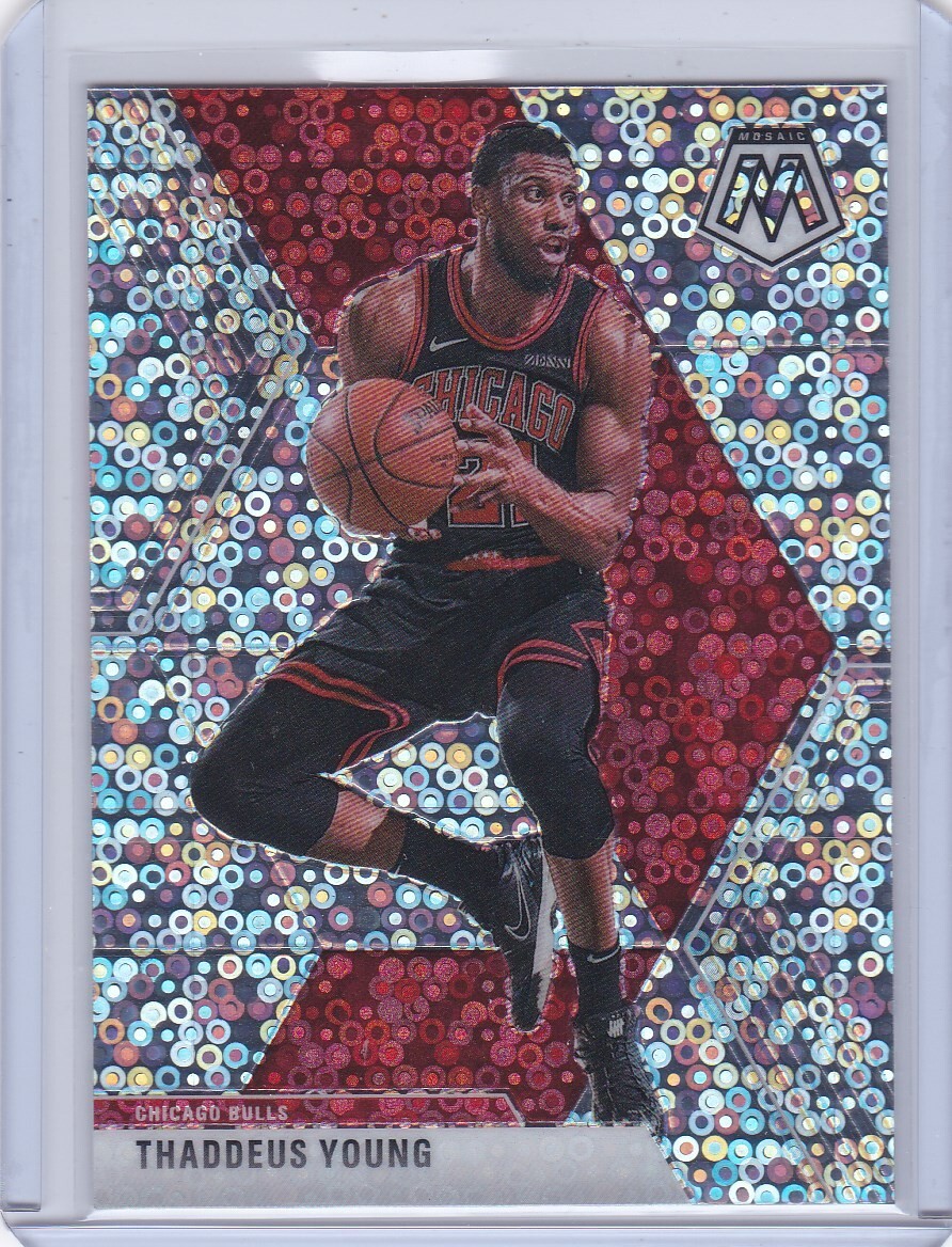 2019-20 MOSAIC THADDEUS YOUNG #137 SLIVER DISCO PRIZM CHICAGO BULLS | eBay