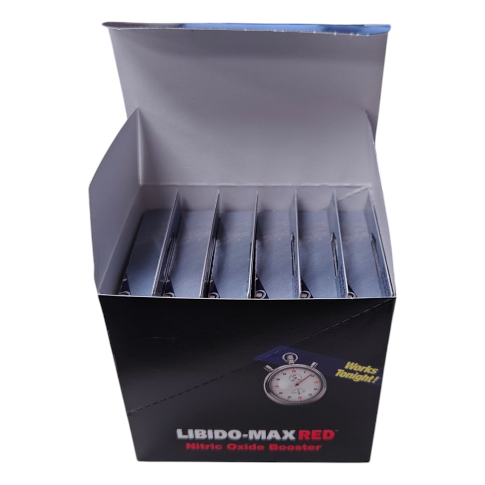 96 TABLETS (24x4) Libido-Max Red Nitric Oxide Booster Powerful ...