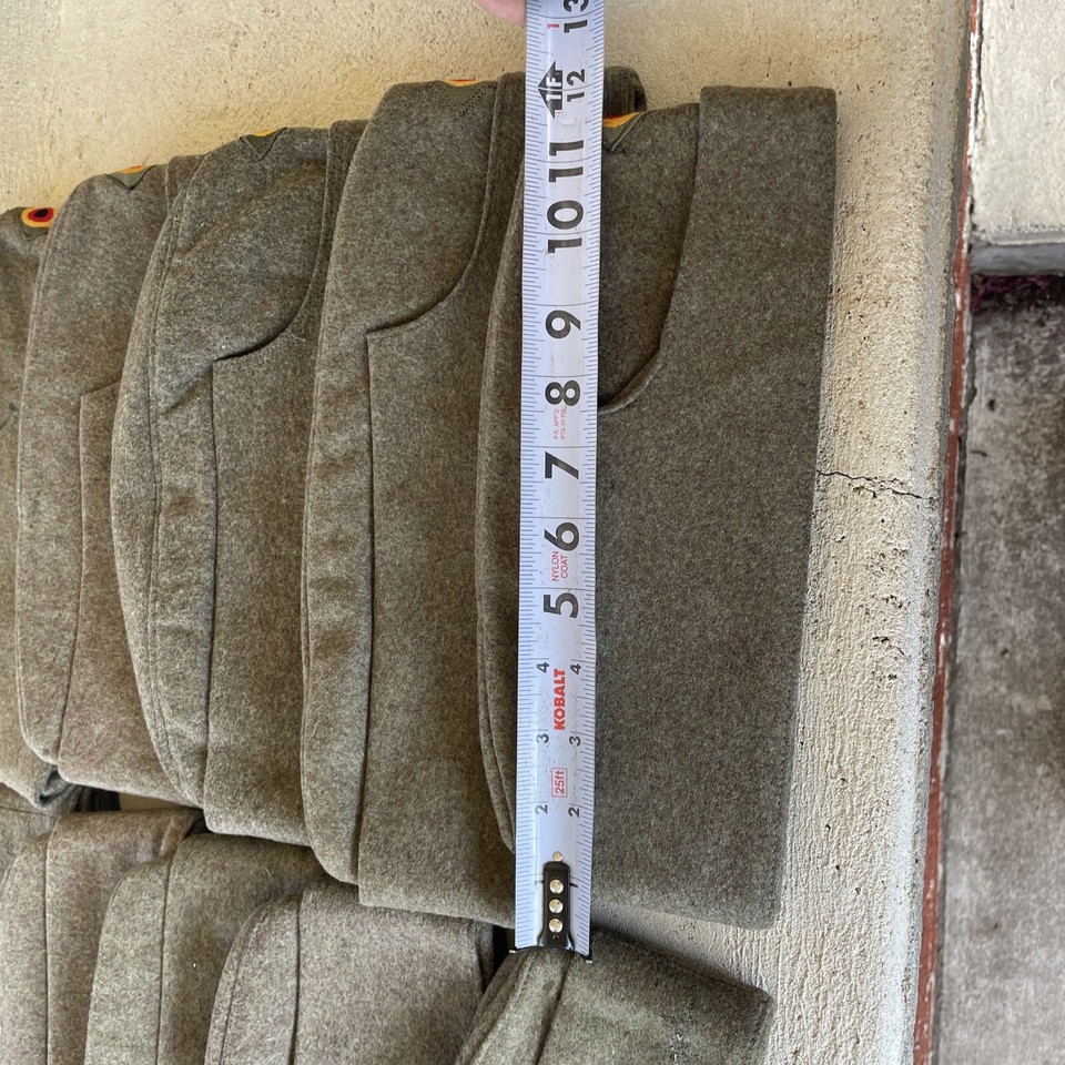 West GERMAN HEER ARMY M34 1960’s WOOL OVERSEAS FIELD CAP HAT Cutter ...