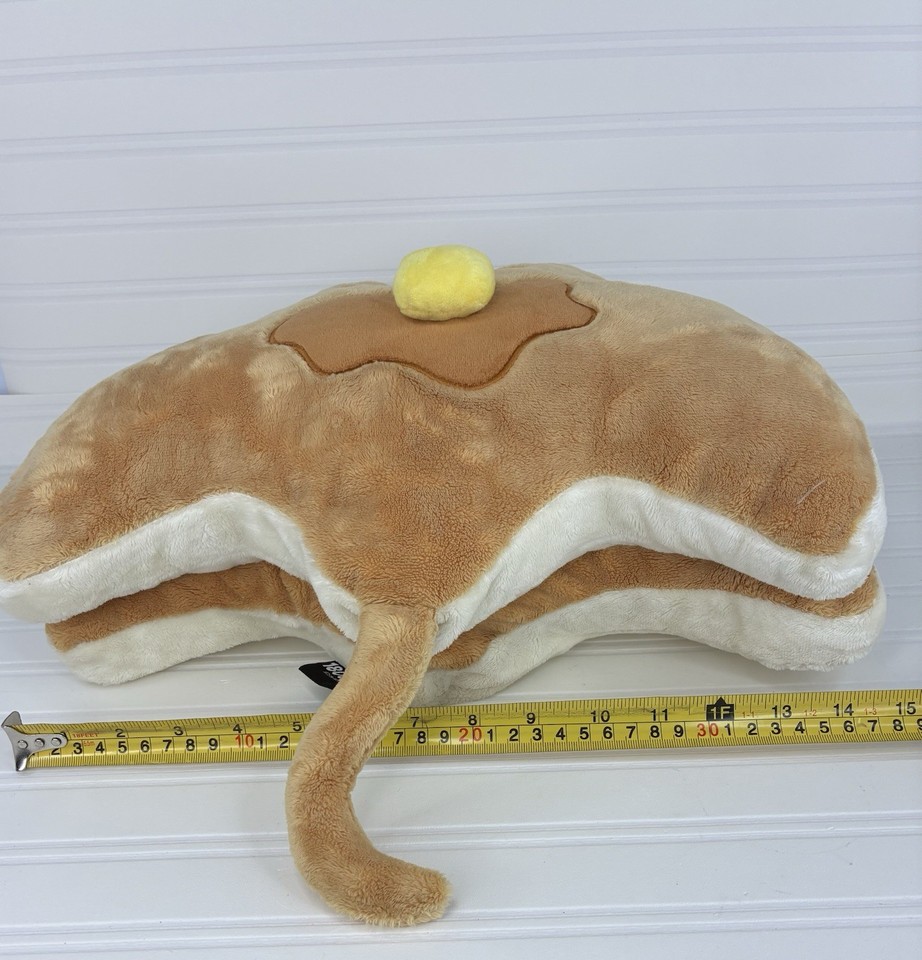Stacks The Pancake Manta Ray Plush 180tide 16x11” Stuffed Animal Toy | eBay