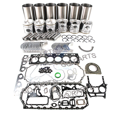 For Caterpillar CAT C6.6 Engine Overhaul Rebuild Kit Excavator 320D ...