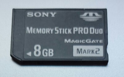 Sony 8GB Memory Stick Pro Duo Mark 2 ( For Sony PSP- Camera ) | eBay