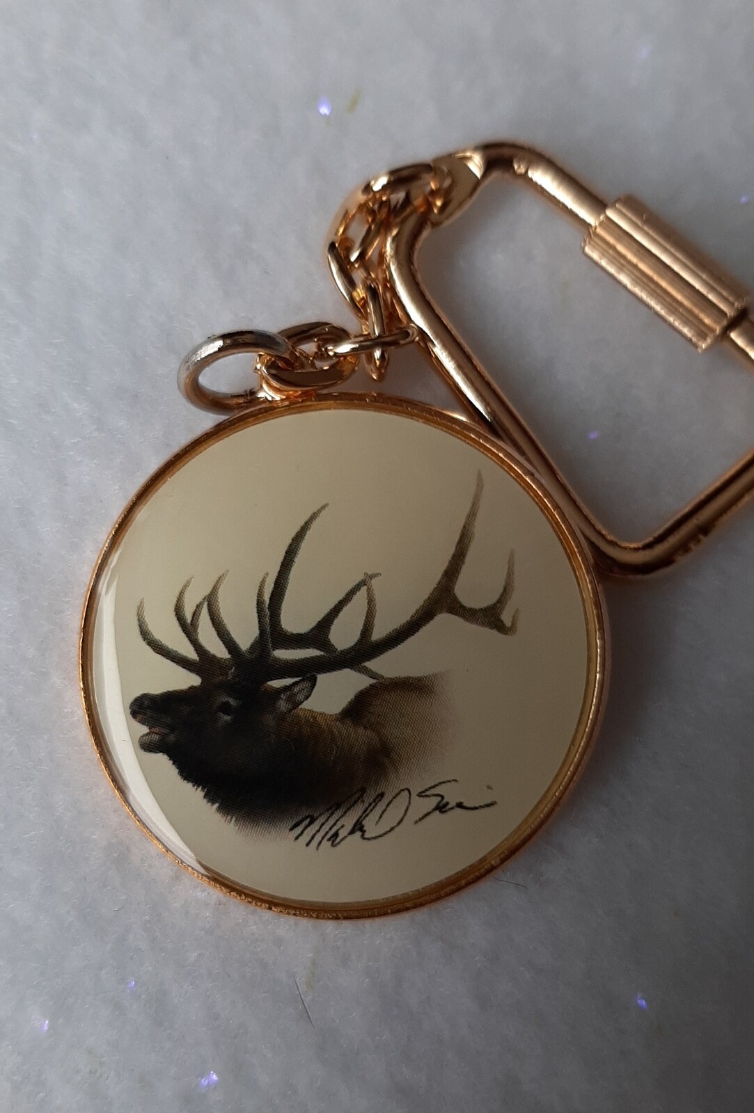 BIG BUCK ELK KEYCHAIN FINISHED IN GOLD | eBay