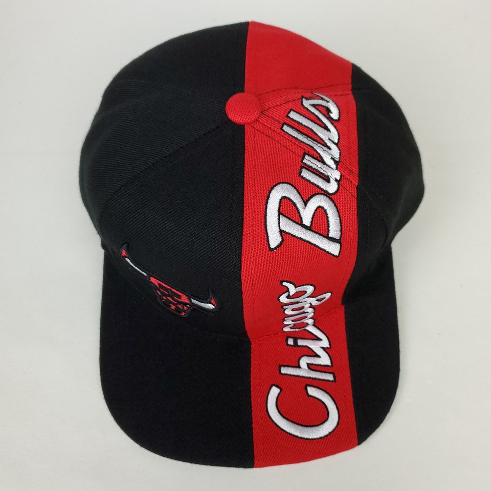 Chicago Bulls Mitchell & Ness NBA Snapback Hat Cap Embroidery Logo ...