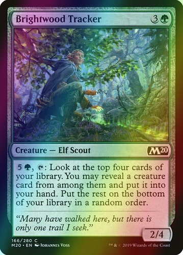 1x MTG Brightwood Tracker FOIL ** Core Set 2020 ** English (NM) | eBay