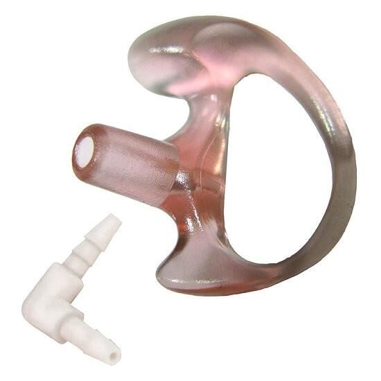 Transparent Pink Earmold With Elbow (Medium / Right Ear) | eBay