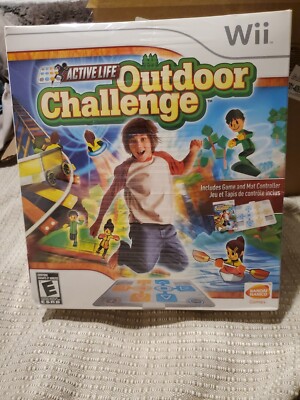 NEW Active Life Outdoor Challenge Game & Mat Controller Nintendo Wii ...