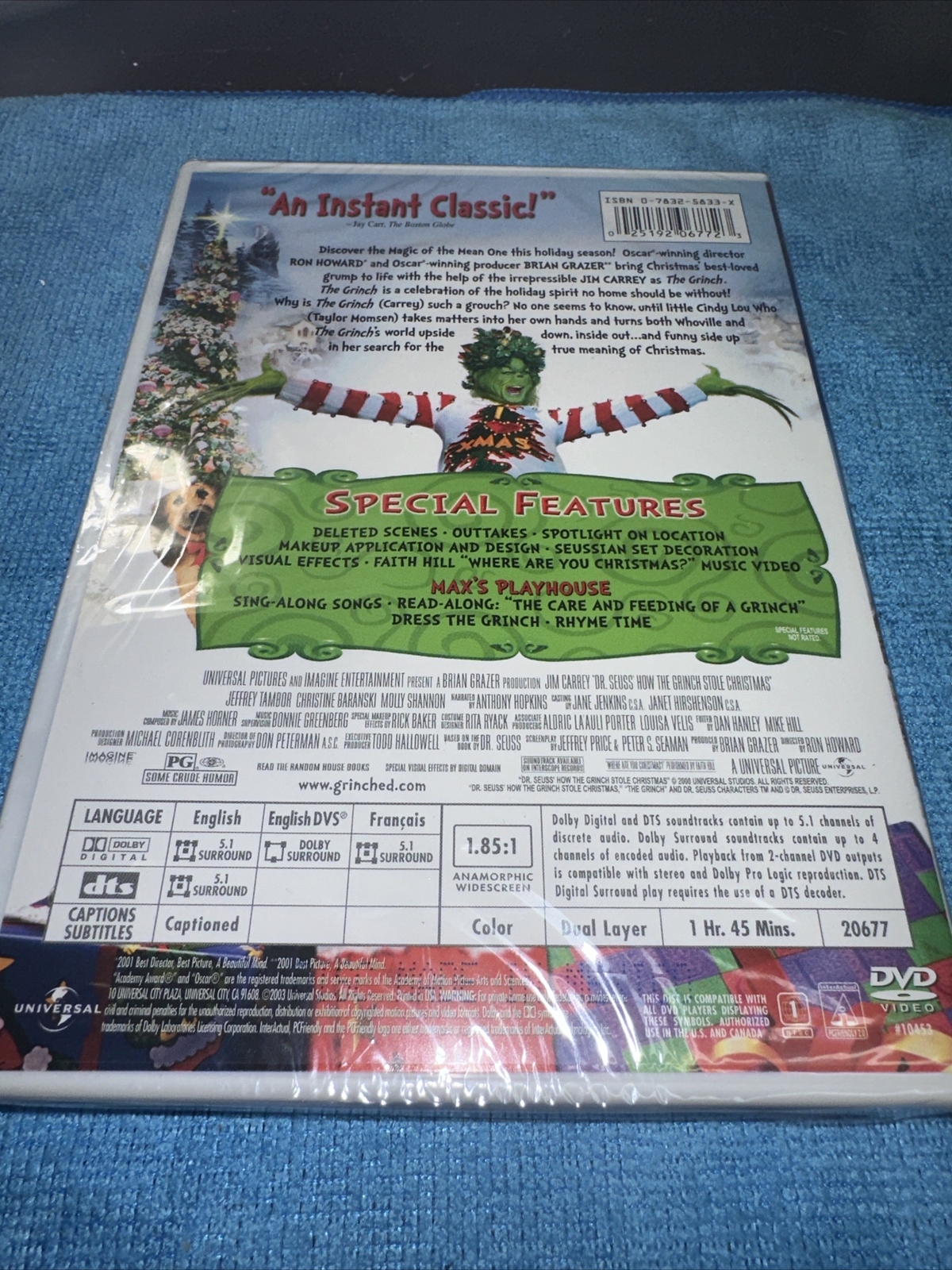 Dr. Seuss' HOW THE GRINCH STOLE CHRISTMAS [Collector's Edition] (DVD ...