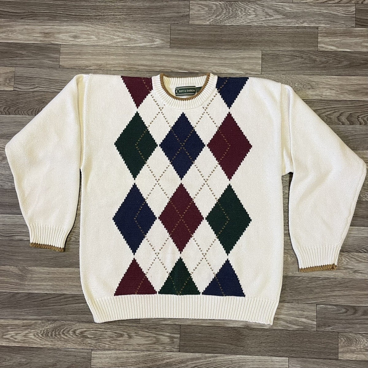 Vintage Croft & Barrow Chunky Knit Sweater Men's Large Vintage Croft & Barrow Chunky Knit Sweater Men's Large