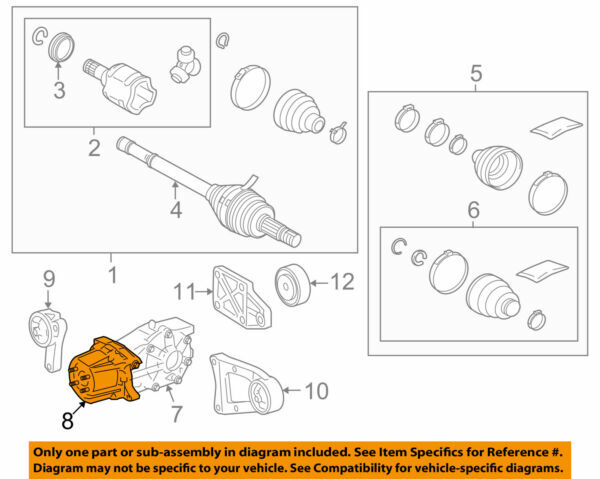 41303-42021 Toyota Coupling assy, transmission 4130342021, New Genuine ...