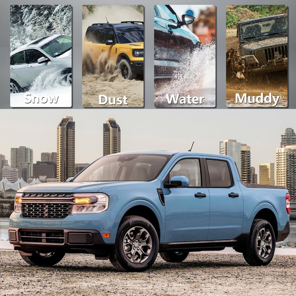 Mud Flaps for Ford Maverick 2022-25 Splash Guards Mudguard No Drilling ...