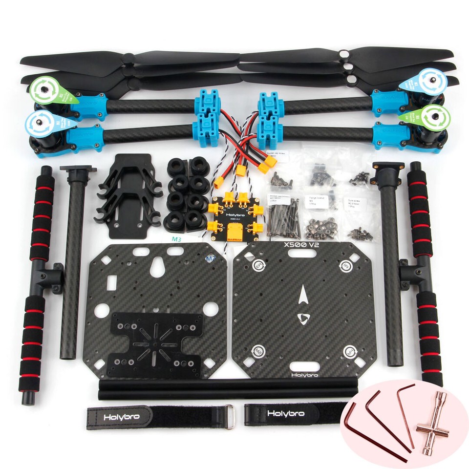 HolyBro X500 V2 Kit 500mm Wheelbase Carbon Fiber Frame Kit Propeller ...