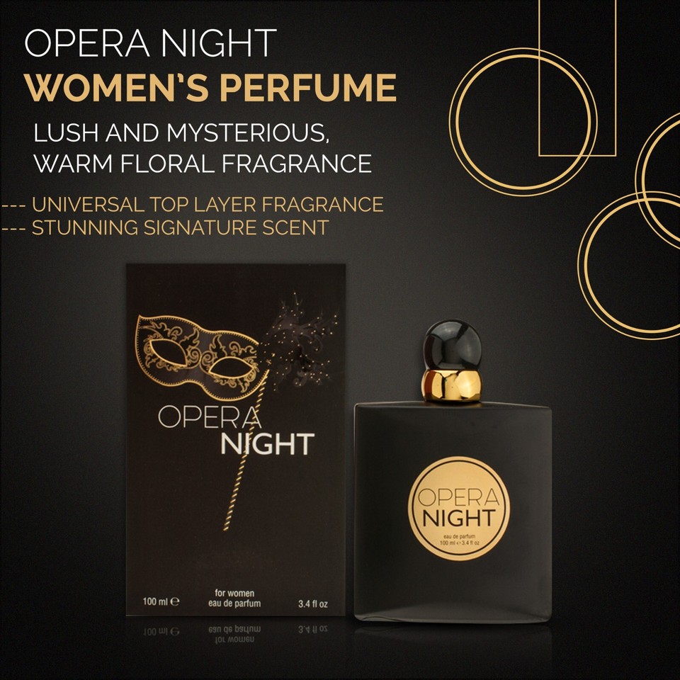 Sandora Fragrances Opera Night, Womens Perfume, Eau de Parfum, 100 ML 3 ...