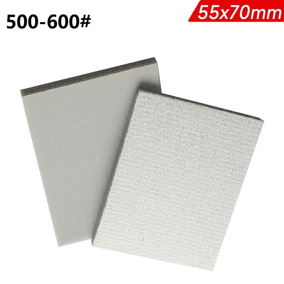 Abrasive Sponge Grain Square Sandpaper Pad for Multi Use Polishing Wet ...