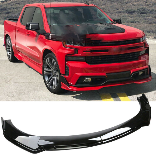 For Chevy Silverado 1500 Front Bumper Lip Splitter Spoiler Body Kit ...