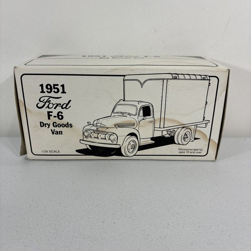 FIRST GEAR AUTO VALUE PARTS STORES 1951 Ford F-6 Dry Goods Van 10-0102 ...