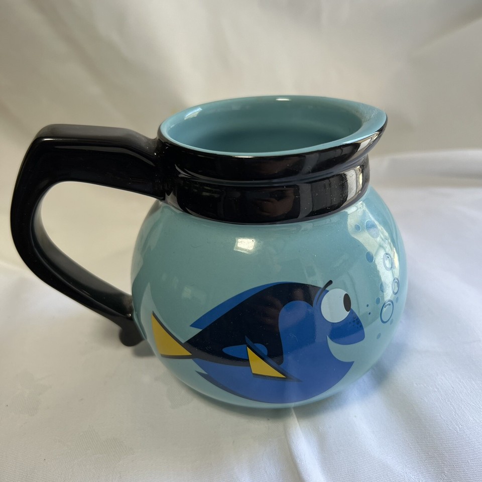 Disney FINDING NEMO Dory Coffee Pot Mug - 20 oz Large - Blue Fish | eBay
