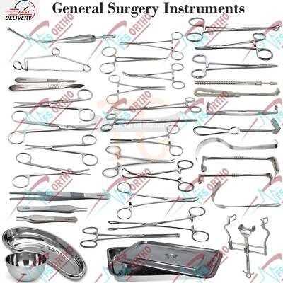 Basic General Surgery Instruments 38Pcs Set Surgical Instruments ...