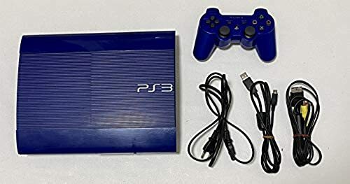 Sony Playstation 3 Super Slim Azurite Blue Console PS3 250GB CECH-4000 ...
