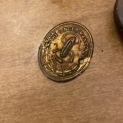 Singer Model 127 Sewing Machine Replacement OEM Part Emblem Badge | eBay