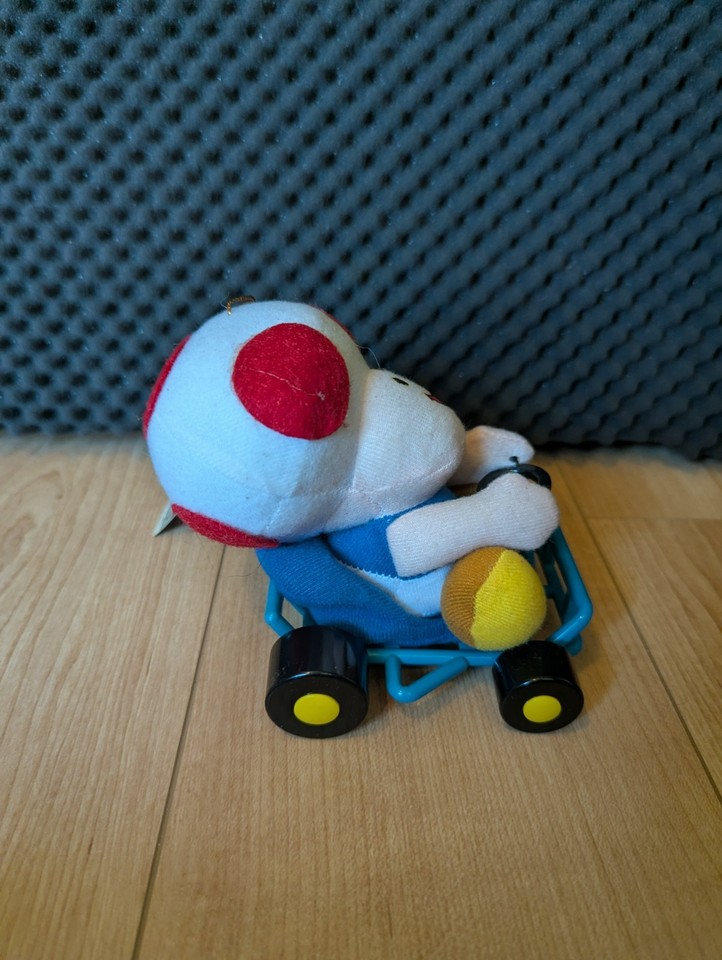 Takara 1993 Nintendo Super Mario Kart Set of Plush: Yoshi, Toad, Peach ...