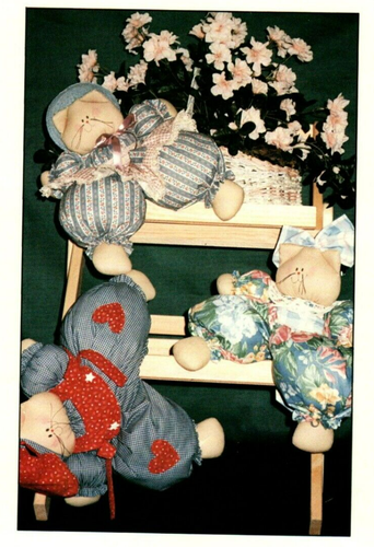 Spanky Kitty Sewing Pattern Soft Sculpture Primitive Patriotic ...