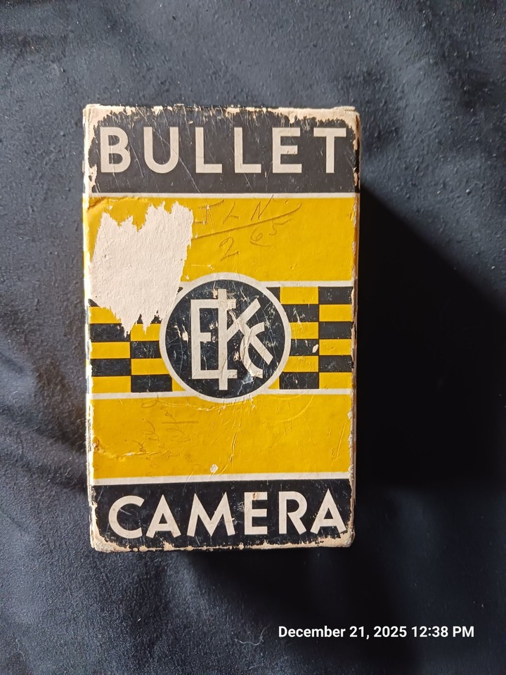 Vintage 30’s Era Eastman Kodak Bullet Camera with Original Box Art Deco ...