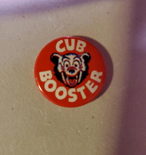 Original 1969 Chicago Cubs Team Booster pinback pin ( Cubs Booster ) | eBay