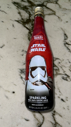 VINTAGE WELCH'S STAR WARS, STORM TROOPER RED SPARKLING GRAPE JUICE | eBay