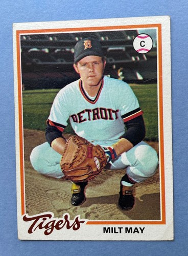 1978 Topps Baseball Milt May #176 Detroit Tigers | eBay