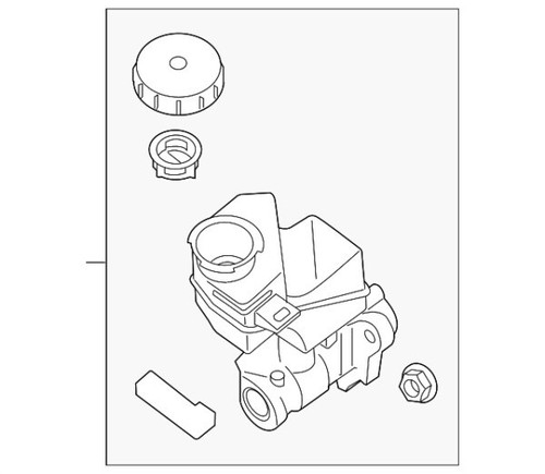 46010-JA00A Nissan Cylinder assy-brake master 46010JA00A, New Genuine ...