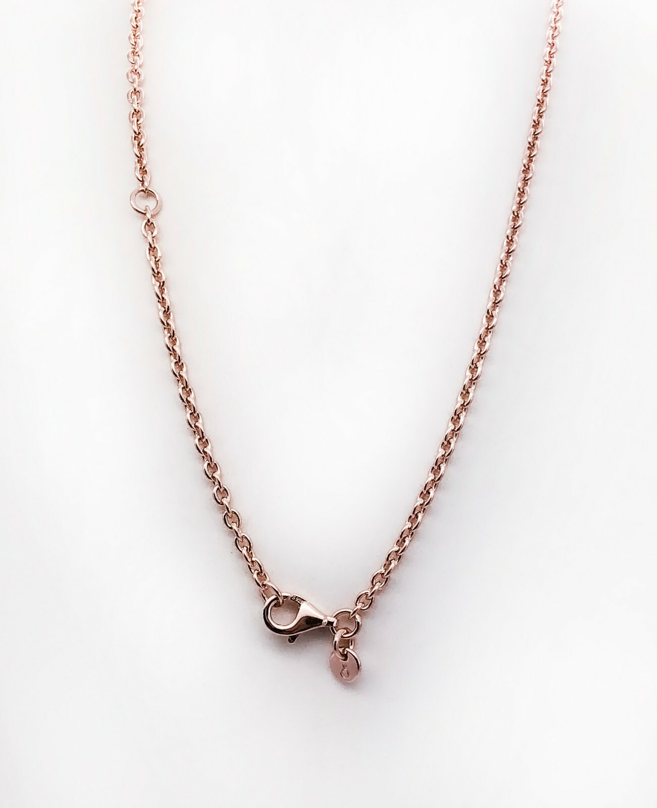 NEW Authentic PANDORA Rose™ 14K Gold Plated Long Cable Chain Necklace ...