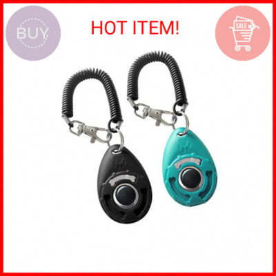 Pet Training Clicker with Wrist Strap - Dog Training Clickers (New ...
