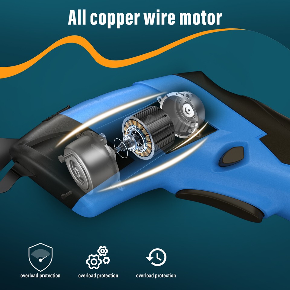 Cordless Power Scissors Rechargeable Battery Leather Cardboard Crafts ...