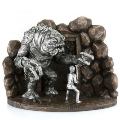 ROYAL SELANGOR LIMITED EDITION LICENSED STAR WARS LUKE VS RANCOR ...