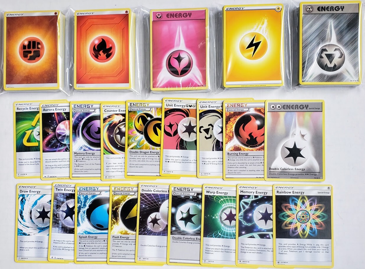 Pokemon Energy Cards