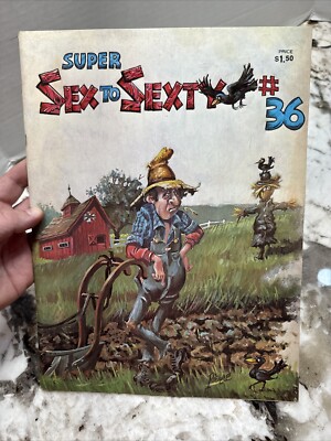 Vintage Pierre Davis Super Sex To Sexty #36 Adult Humor Comic 1974 | eBay