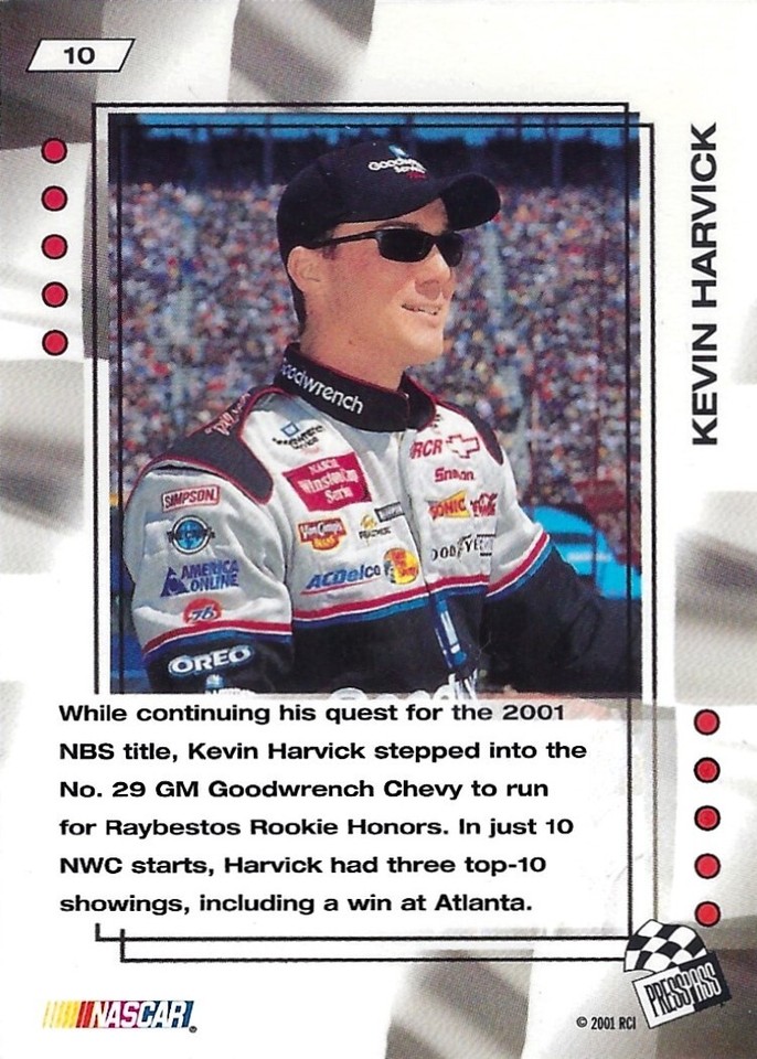 2001 Press Pass VIP NASCAR Auto Racing Trading Cards - Your Choice | eBay